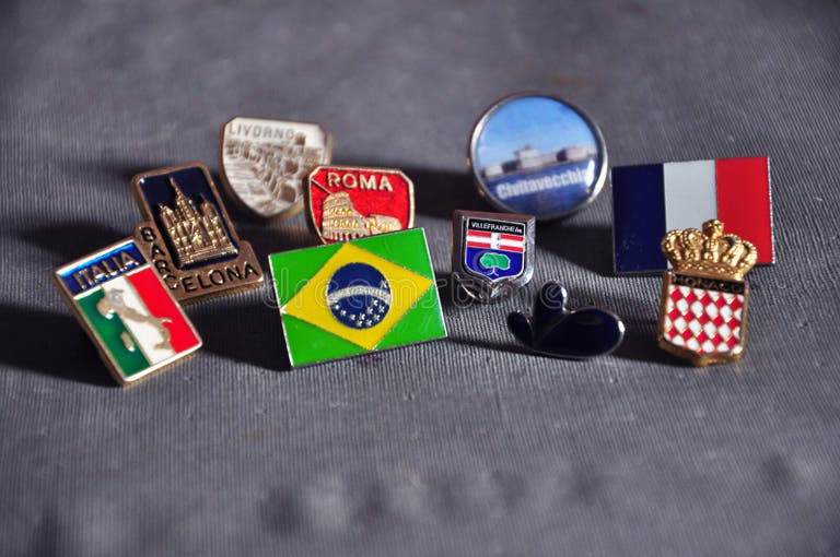 Pins flags stock photo. Image of barcelona, italy, france - 63558076