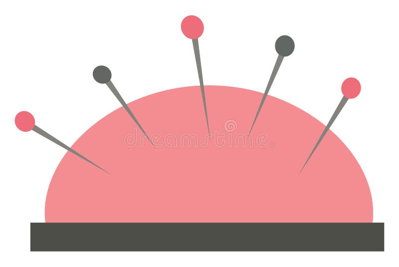 Pins, illustration, vector stock vector. Illustration of concept ...