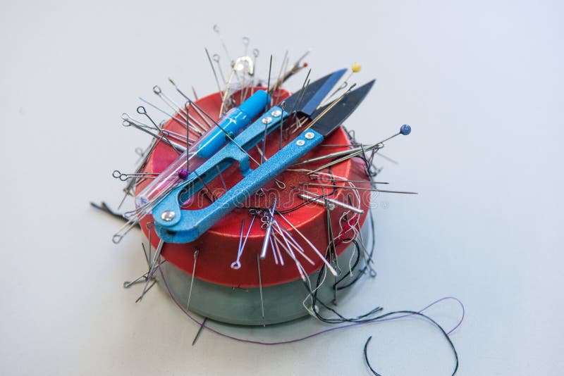 Magnetic needles stock photo. Image of needles, metal - 4555424
