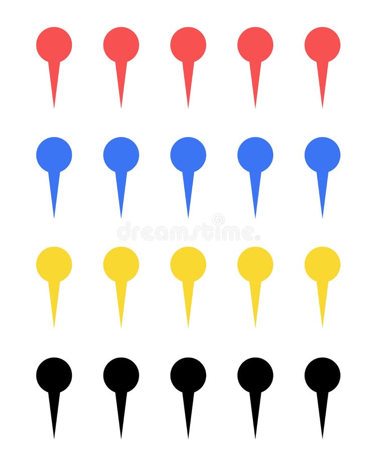 Trip Travel Navigation Road Map Pins Stock Illustrations – 422 Trip ...