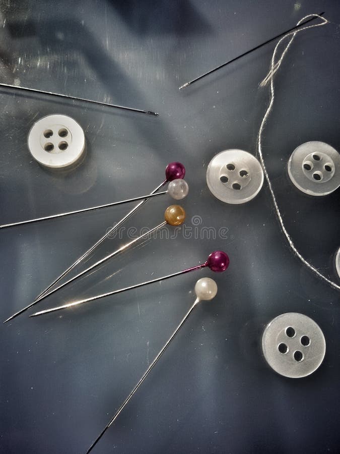 Pins and needles stock photo. Image of needles, pins - 53478448