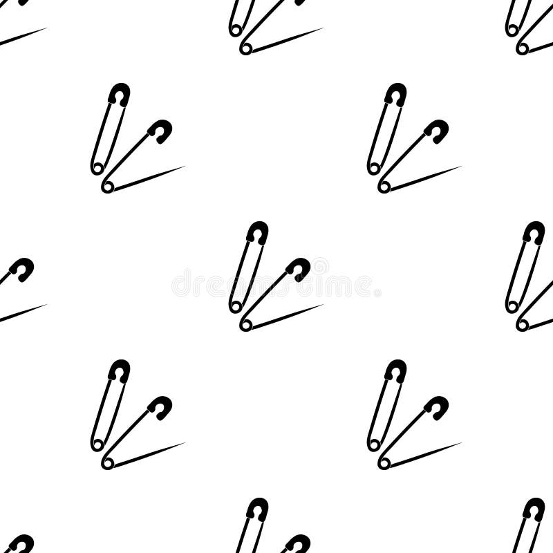 Pins for Sewing Vector Flat Isolated Stock Vector - Illustration of ...