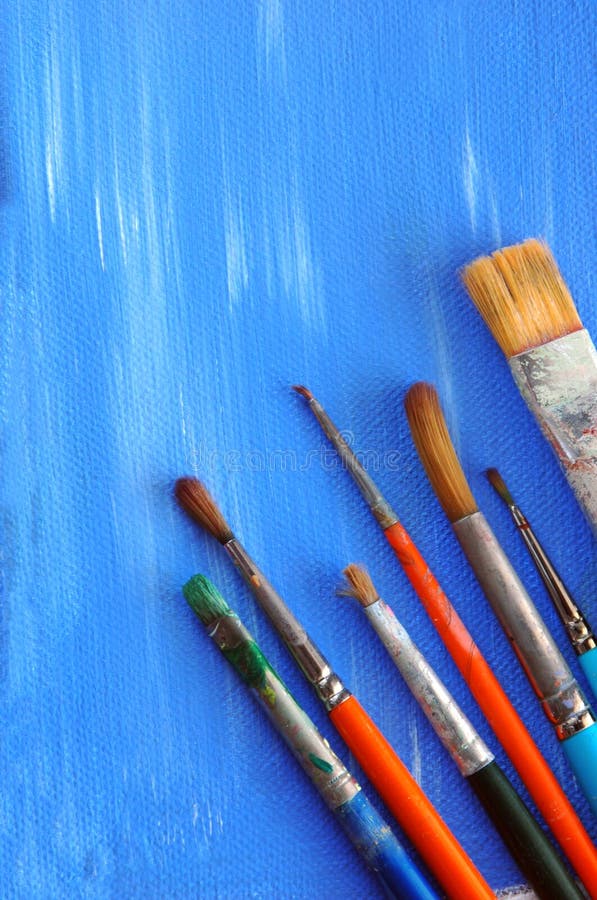 Pinsel stockfoto. Bild von schmieröle, schule, lack, hintergrund - 24306542