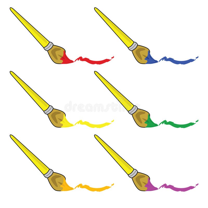 Pinsel vektor abbildung. Illustration von pinsel, farbe - 5722216