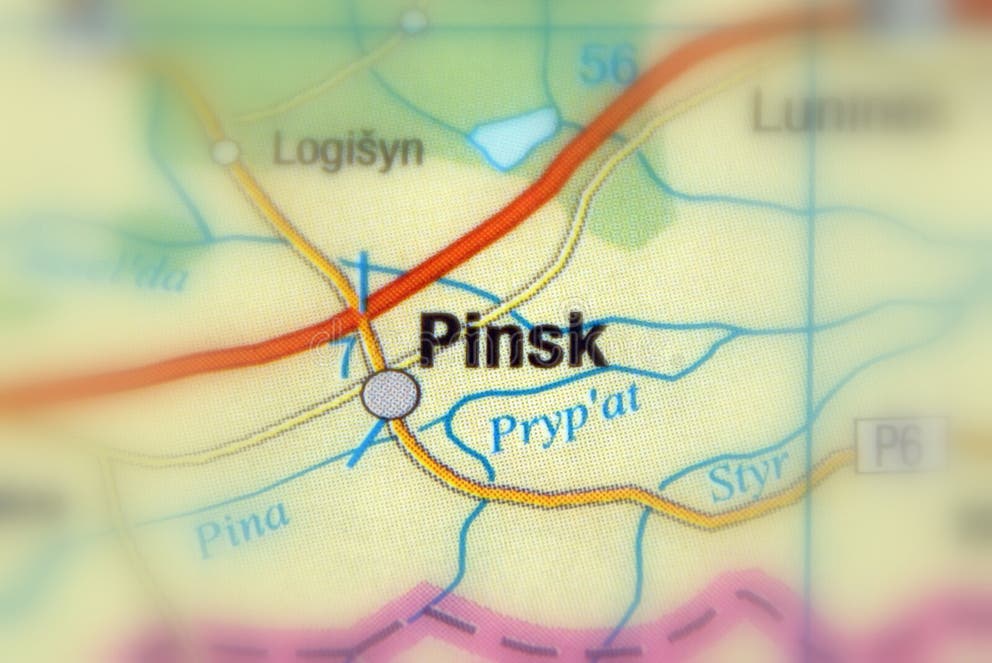 City of Pinsk, Belarus. stock photo. Image of selective - 109572822