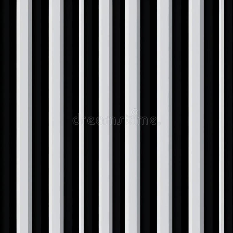 Seamless Pinstripe Pattern in Black and White Shades Vector Stock ...