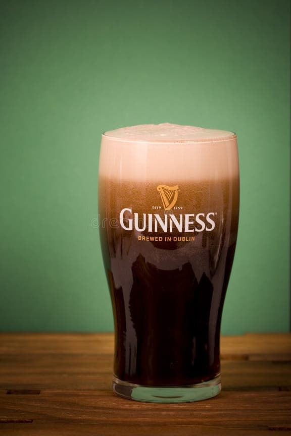 Pint of Guinness editorial stock photo. Image of pint - 18744348