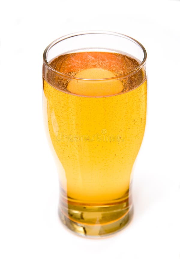 Pint of Hard Cider in a Glass Stock Photo - Image of full, beverage ...