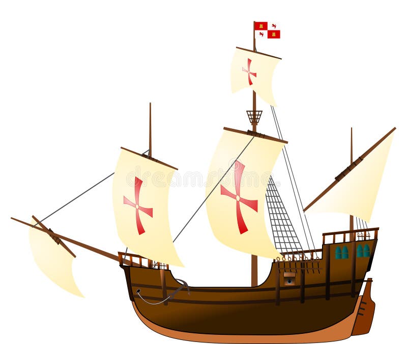 Pinta sailing ship stock illustration. Illustration of explorer - 84088623