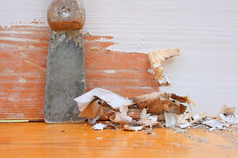 Pinte el raspador imagen de archivo. Imagen de equipo - 13227377