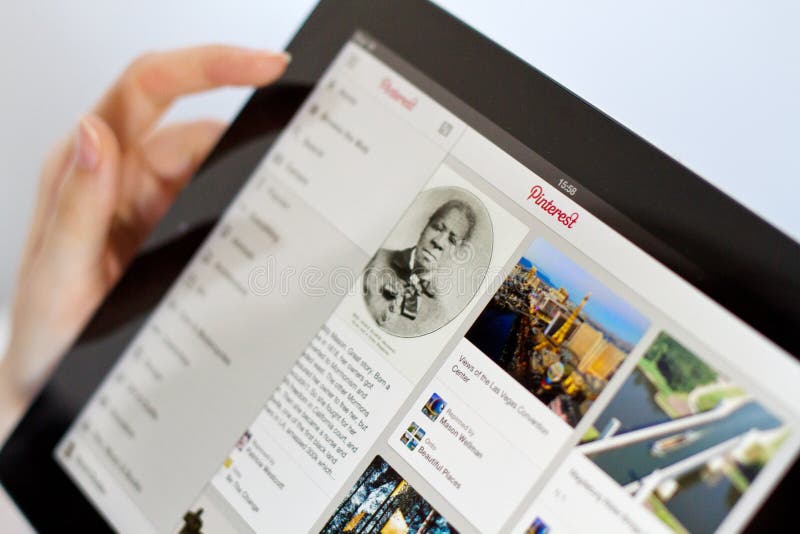 Pinterest editorial photo. Image of pinterest, application - 33679996