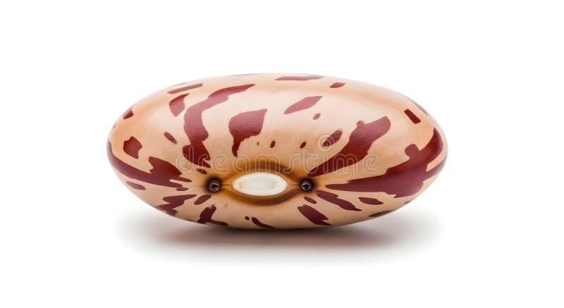 Pinto Bean on White Background Stock Illustration - Illustration of ...