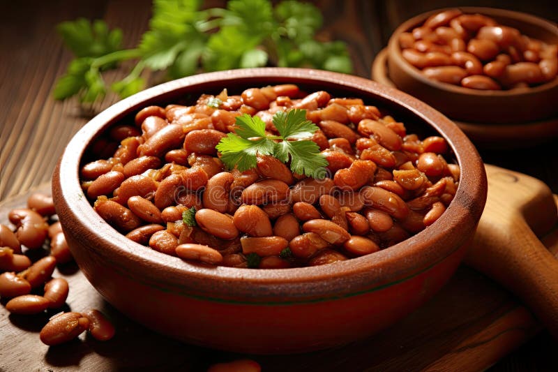 Pinto Beans in a Bowl - AI Generated Stock Illustration - Illustration ...