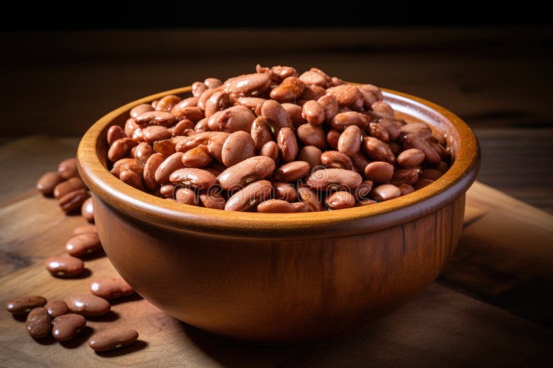 Pinto Beans in a Bowl - AI Generated Stock Illustration - Illustration ...