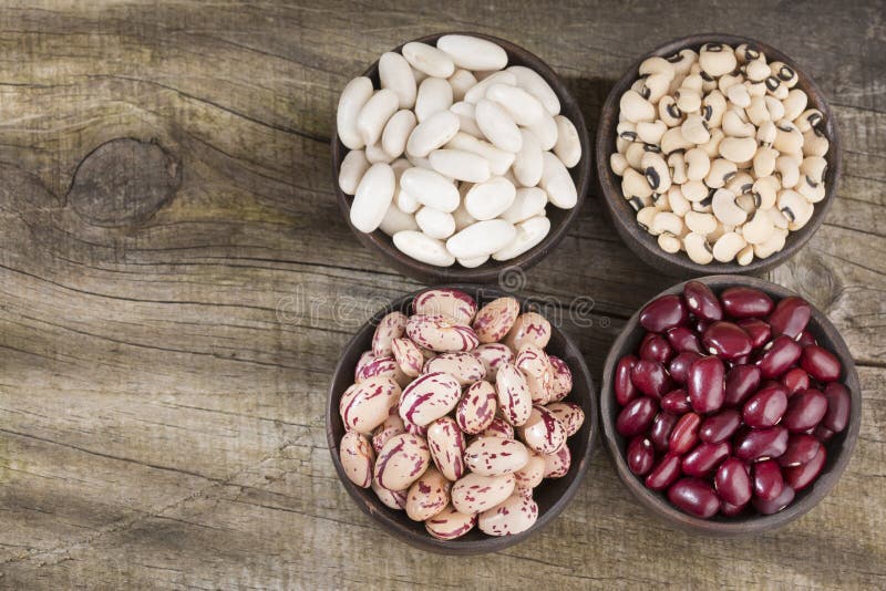 Different Varieties of Raw Beans Stock Image - Image of variety, brown ...
