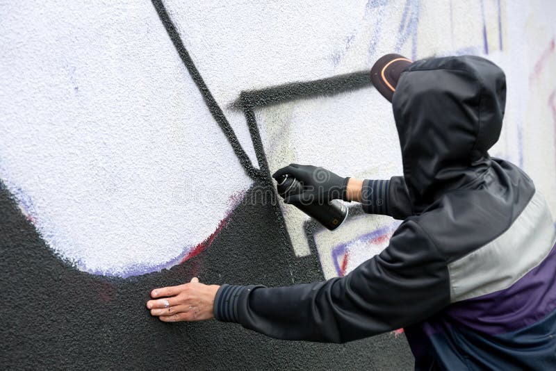 Pintor de la pintada imagen de archivo. Imagen de pintor - 29328805