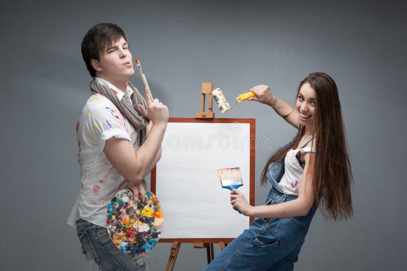 Pintores Locos Fotos de stock - Fotos libres de regalías de Dreamstime