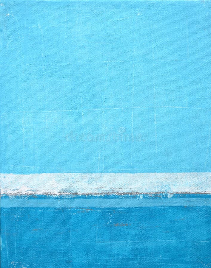 Pintura Azul Del Arte Abstracto Imagen de archivo - Imagen de ...