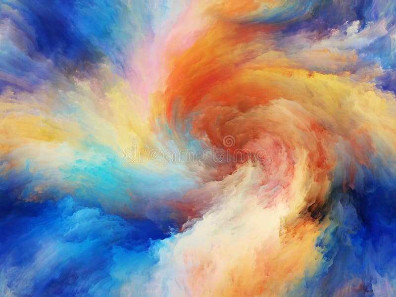 Pintura fresca stock de ilustración. Ilustración de medio - 104638593