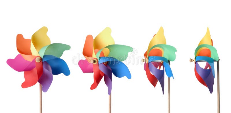 Pinwheel stock photo. Image of wheel, rainbow, color - 13537018