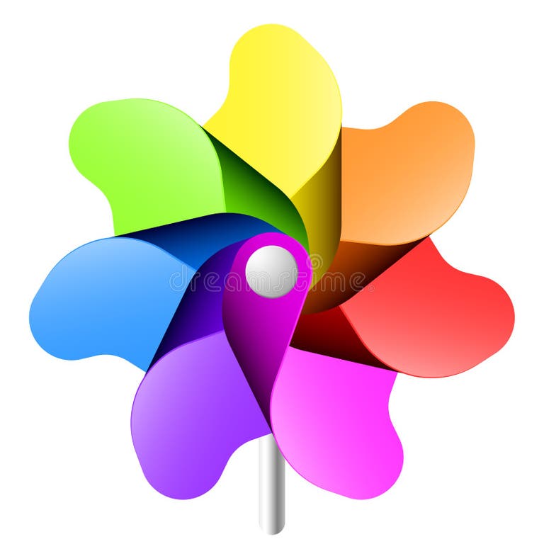 Colorful Pinwheel Stock Illustrations – 1,900 Colorful Pinwheel Stock ...