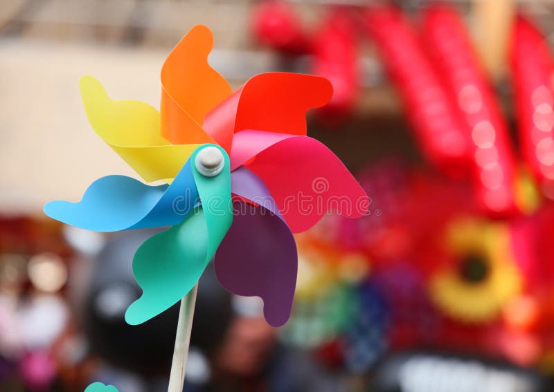 The Chinese pinwheel stock image. Image of color, rotation - 8053555