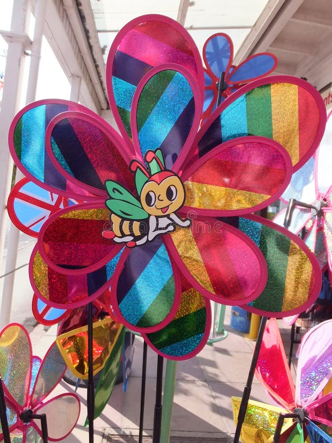 Pinwheel stock photo. Image of windmill, spin, summer - 101378372