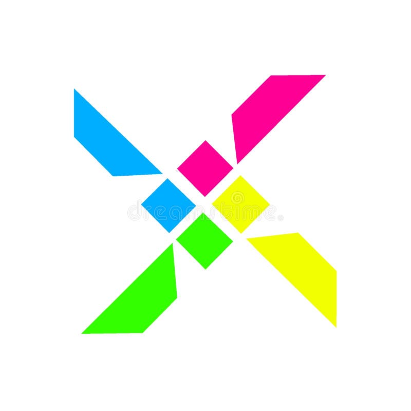 Pinwheel shape logo image stock illustration. Illustration of pattern ...