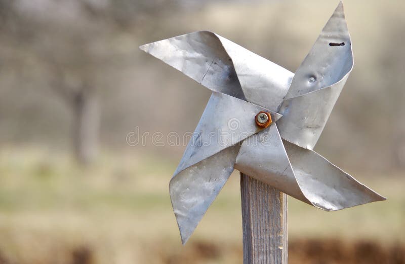 Pinwheel from sheet stock photo. Image of windmill, turbine - 38512888