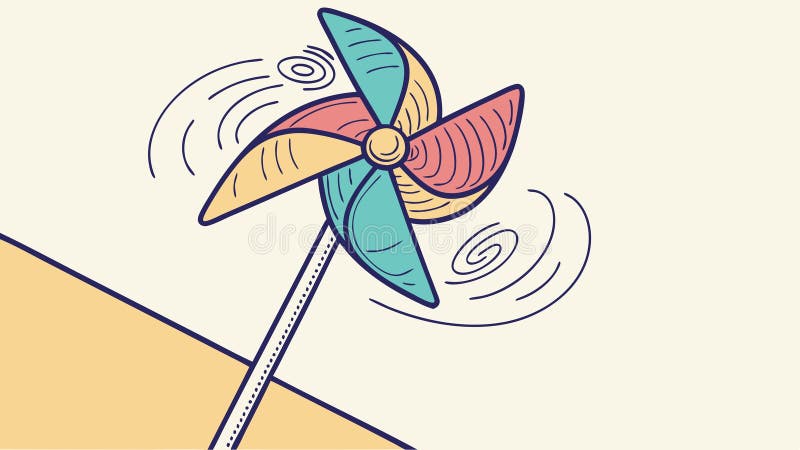 Pinwheel Spinning Rapidly, Dynamic Motion, Vector Design Generative AI ...