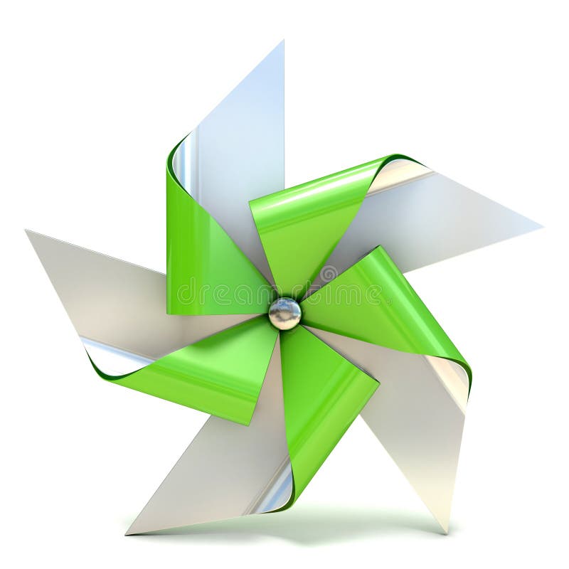 Pinwheel Toy Five Sided 3d Render Stock Illustrations – 5 Pinwheel Toy ...