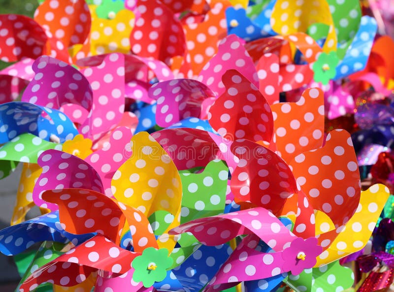 Pinwheels. stock image. Image of childhood, blue, colorful - 84472631