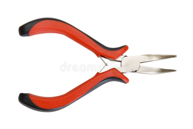 Pinze rosse fotografia stock. Immagine di meccanico, acciaio - 42957542