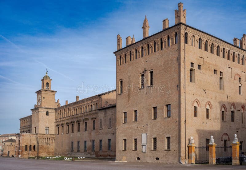 Pio Family Palace in the Central Square of Carpi Stock Photo - Image of ...