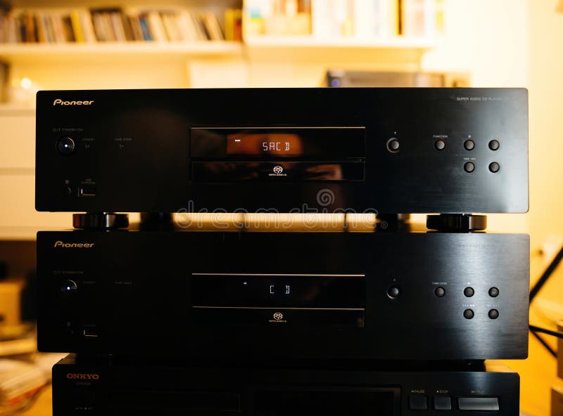 Pioneer PD-10 and PD-30 SACD Players in Home Editorial Photo - Image of ...