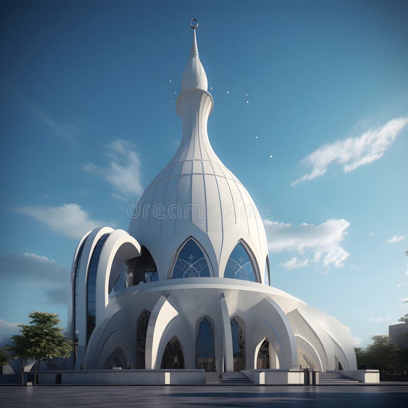 Pioneering Architecture, a Striking 3d Render of a Futuristic Building ...