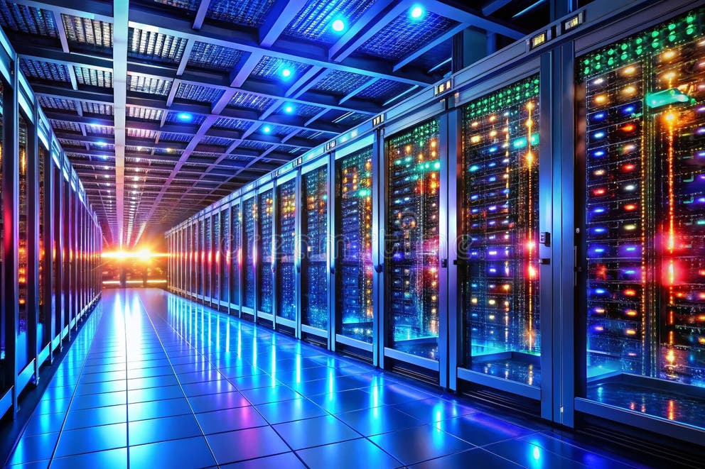 Pioneering the Future Unveiling a Quantum Supercomputer Server Room a ...