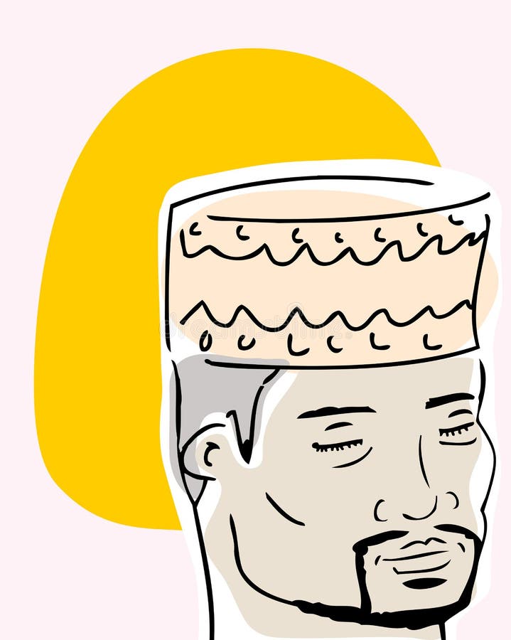 Pious Muslim Man stock vector. Illustration of clip, beard - 27845008