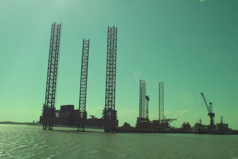 Pipavav port in india stock photo. Image of india, line - 258114164