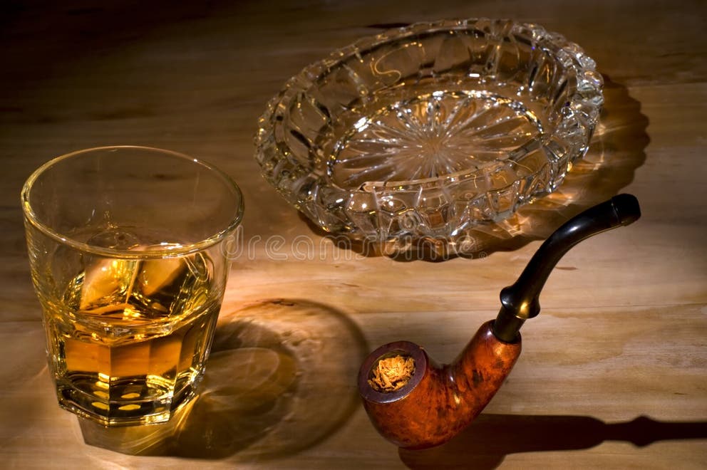 Pipe stock image. Image of ashtray, whisky, whiskey, drunk - 1610667