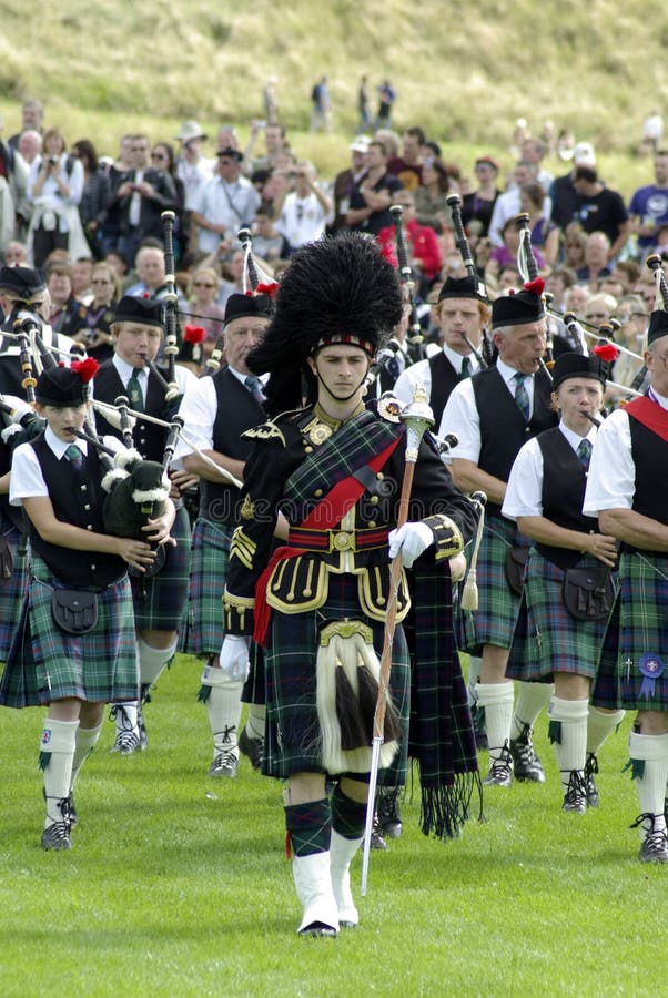 Scottish Pipes Parade at Nairn Highland Games Editorial Image - Image ...
