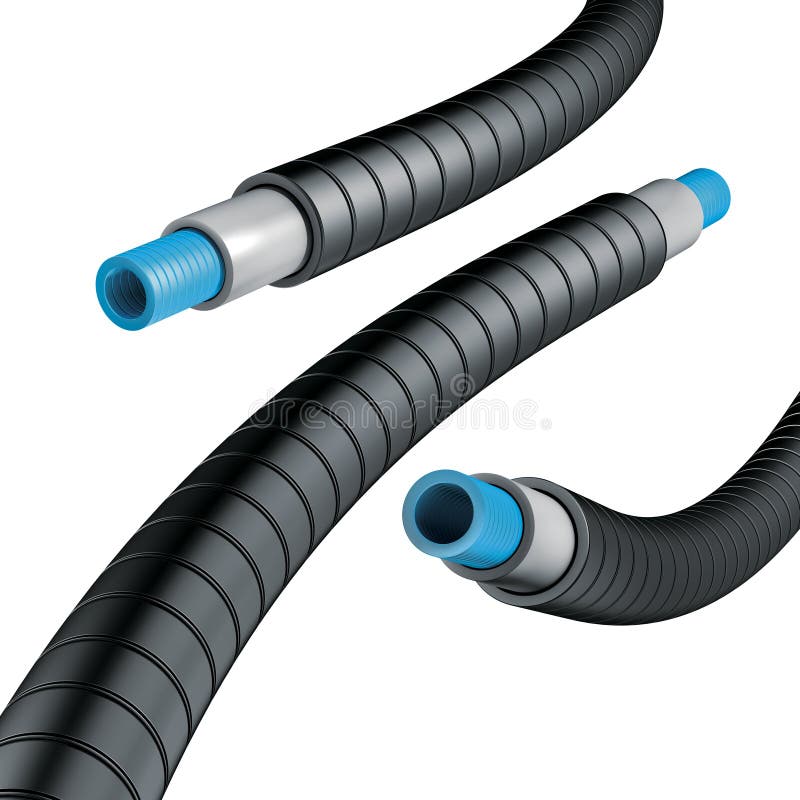 Blue Plastic Corrugated Pipes Stock Illustrations – 16 Blue Plastic ...