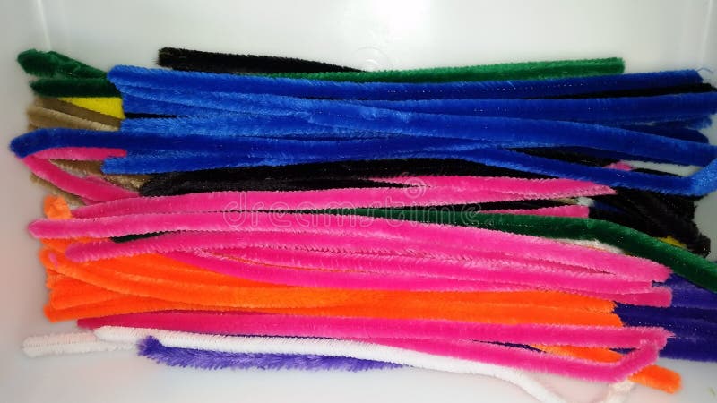 Pipe cleaners stock image. Image of colorful, craft, color - 72283867