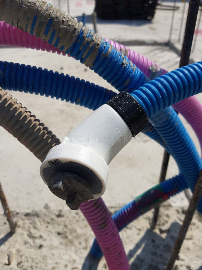 This is a Pipe Connection for the Flow of Warm and Cold Water Which is ...