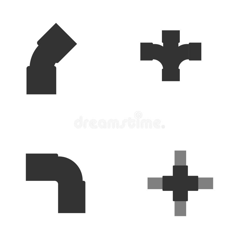 Pipe Connection Icon Illustration Design Stock Illustration ...