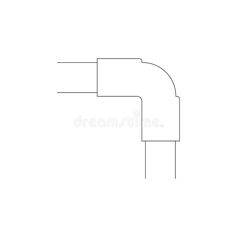 Pipe Connection Icon Illustration Design Stock Illustration ...
