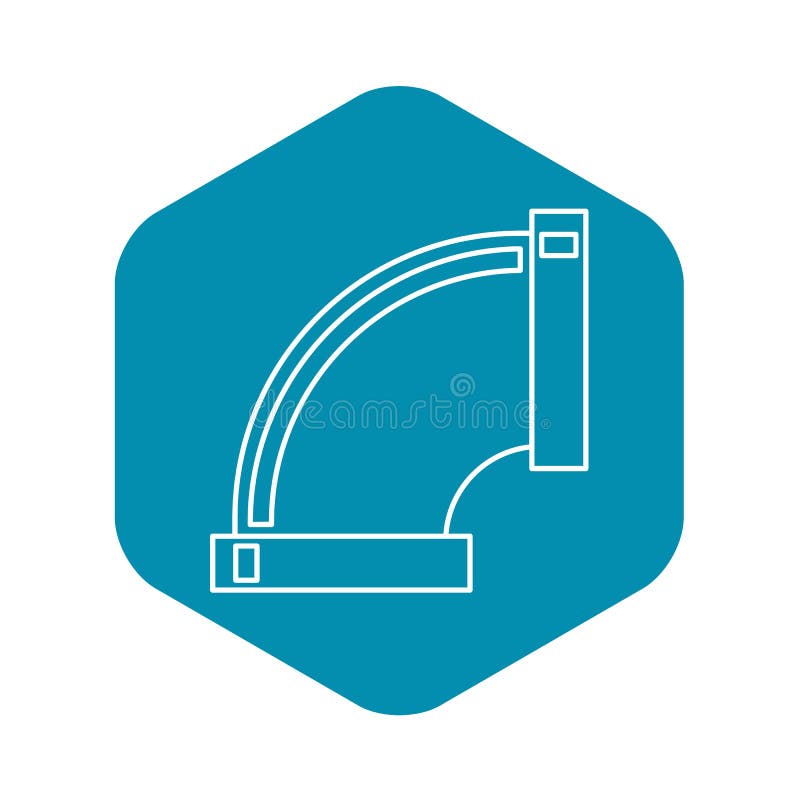 Pipe Connection Icon, Outline Style Stock Vector - Illustration of ...
