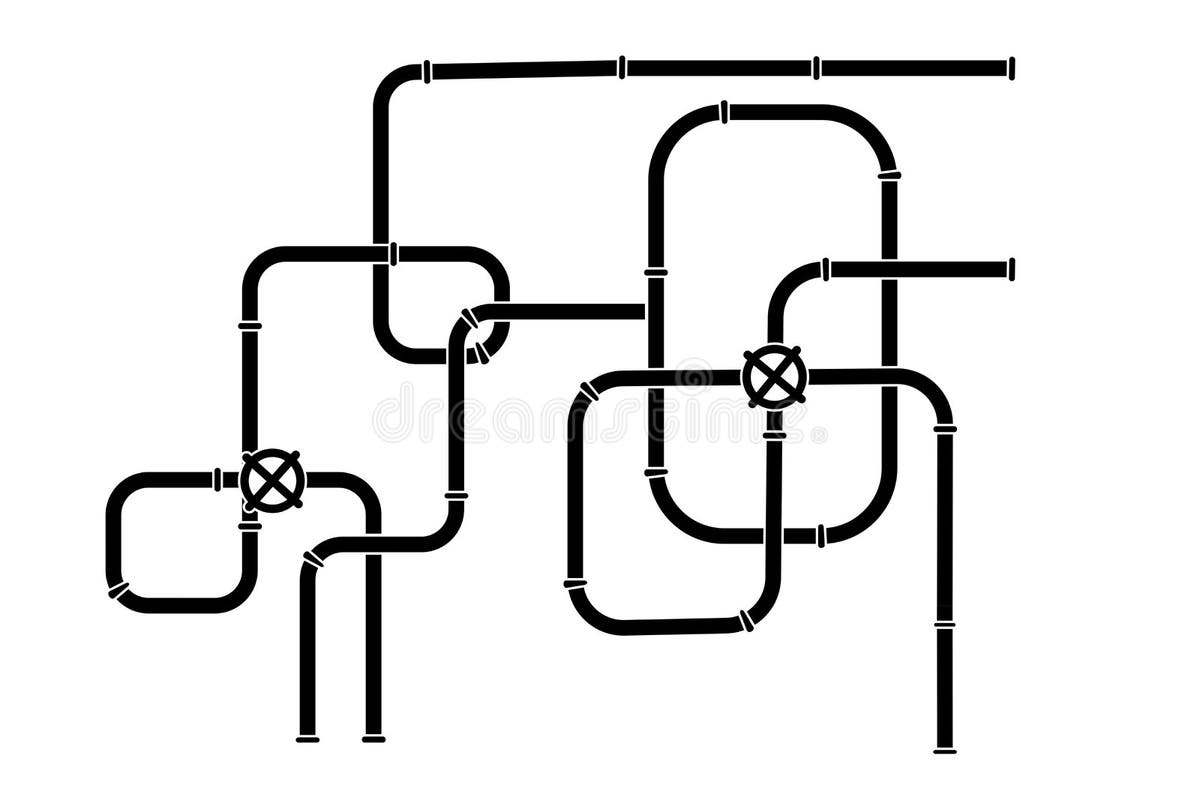 Gas Pipe Connections Stock Illustrations – 25 Gas Pipe Connections ...