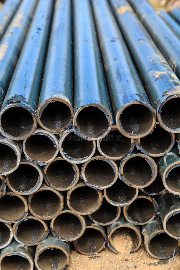 Pipe Cut Industry and Structural Stock Photo - Image of profile ...