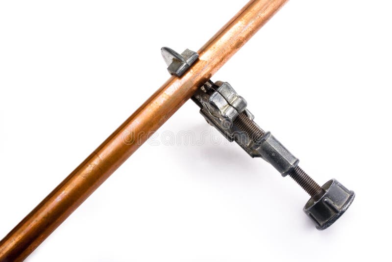 Pipe cutting stock photo. Image of cutting, cutter, plumbing - 14165906